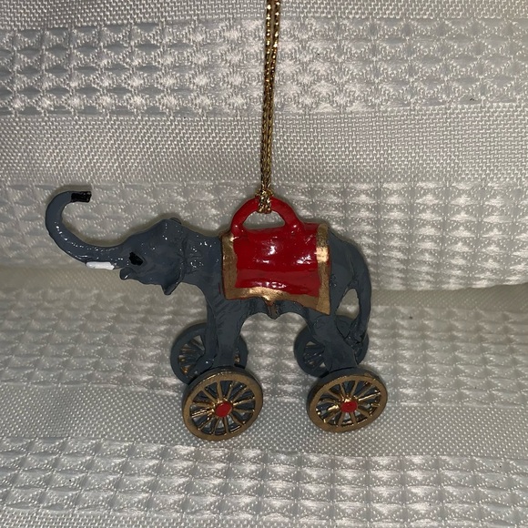 Other | Vintage Handpainted Circus Elephant On Wheels | Poshmark